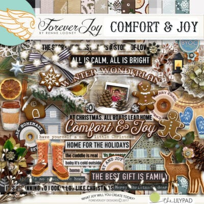 Comfort and Joy page kit - ForeverJoy Designs