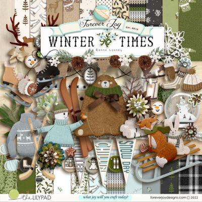 Winter Times page kit - ForeverJoy Designs